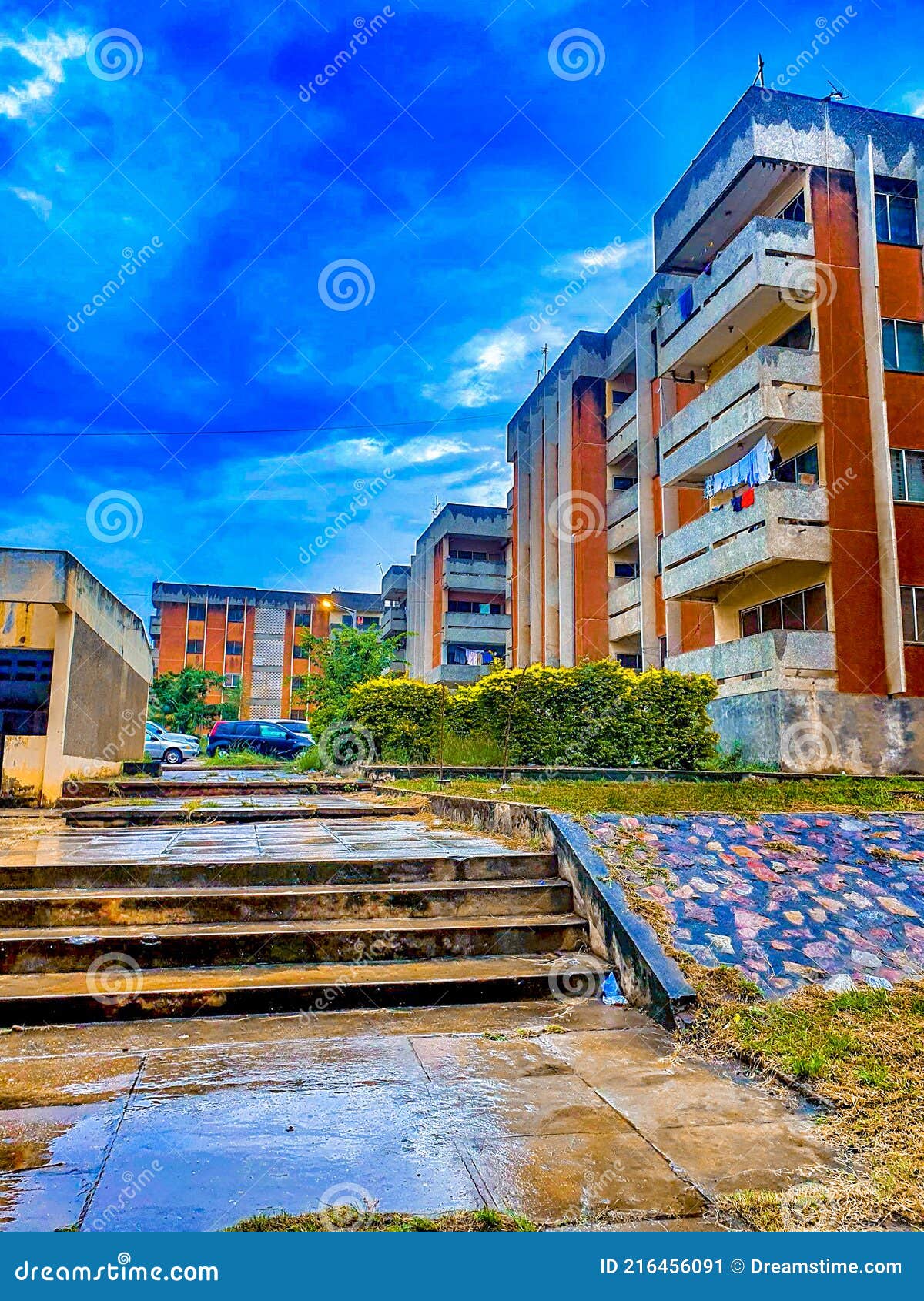 Thick blue color sky stock image. Image of landmark - 216456091