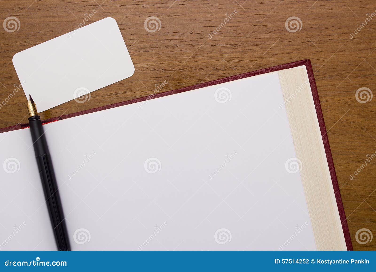 Thick Book with a Clean Slate Stock Photo - Image of rolled, paper ...