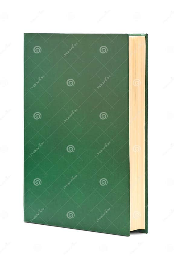 Thick book in green cover stock image. Image of square - 11764333
