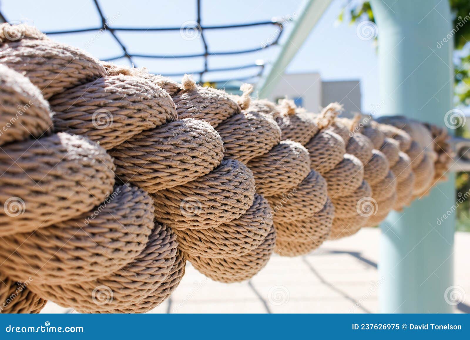 Thick braided rope stock image. Image of cord, improvement - 237626975