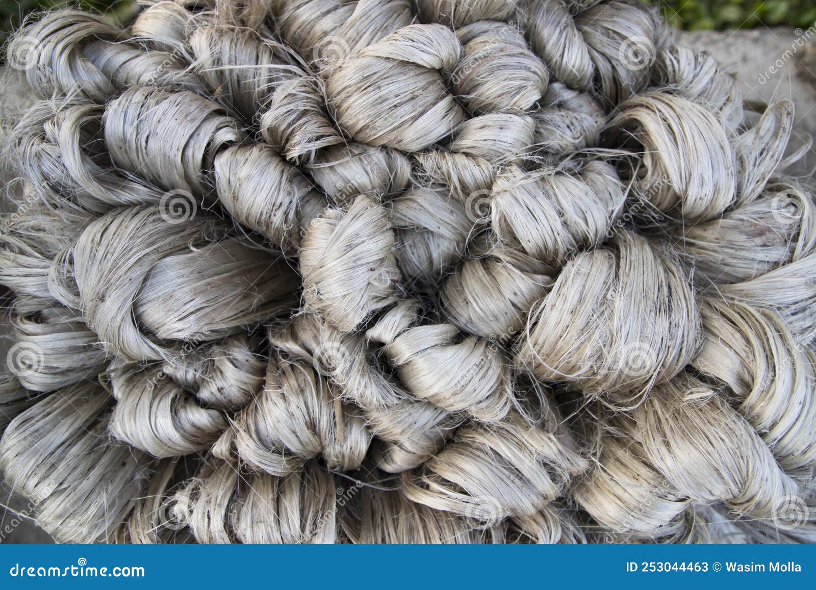 Thick Brown Bundle of Raw Jute Fiber Texture Background Stock Image ...