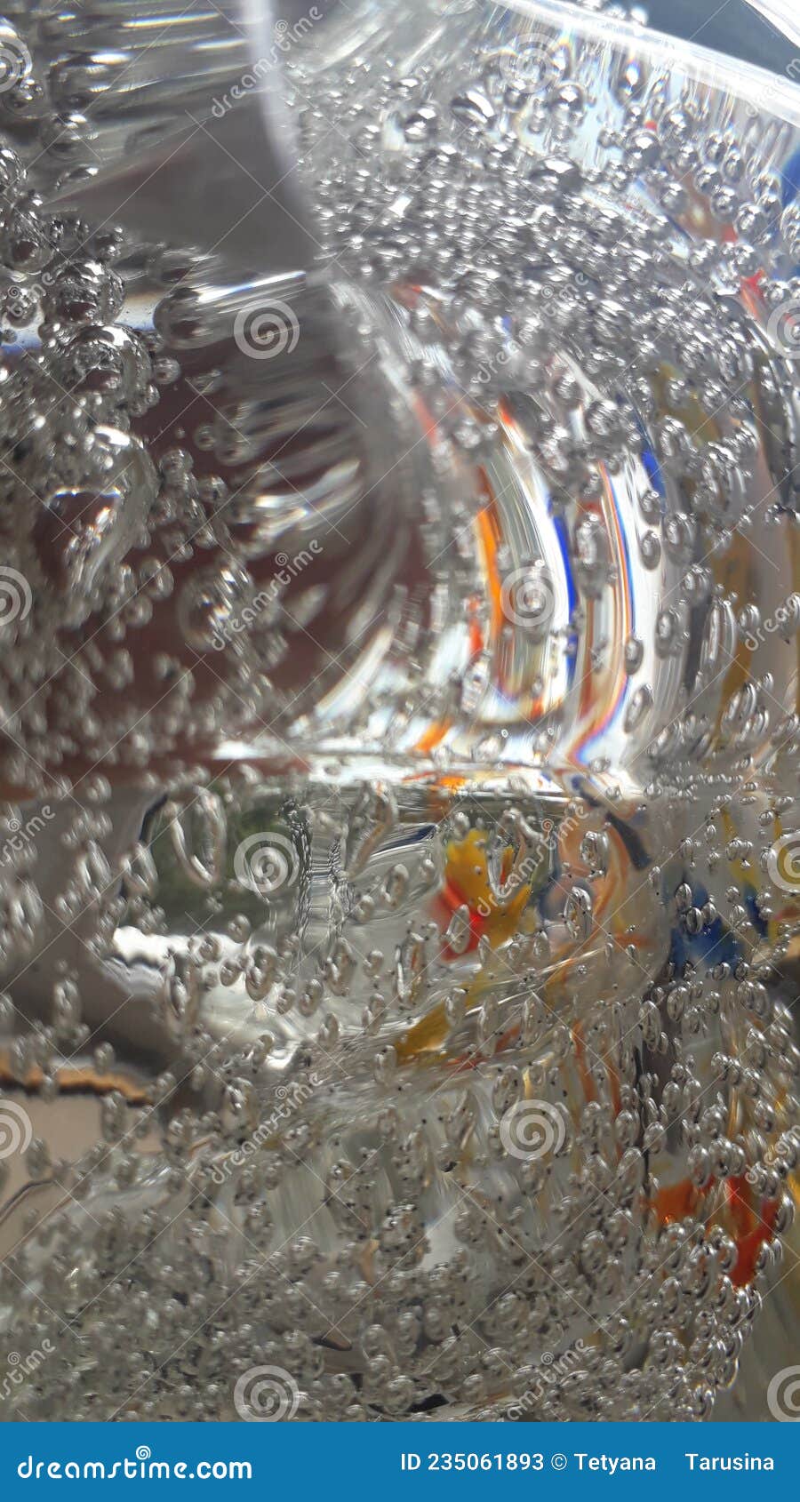 Thick Bubbled Colored Glass Texture. Glass Vase. De. Stock Image ...