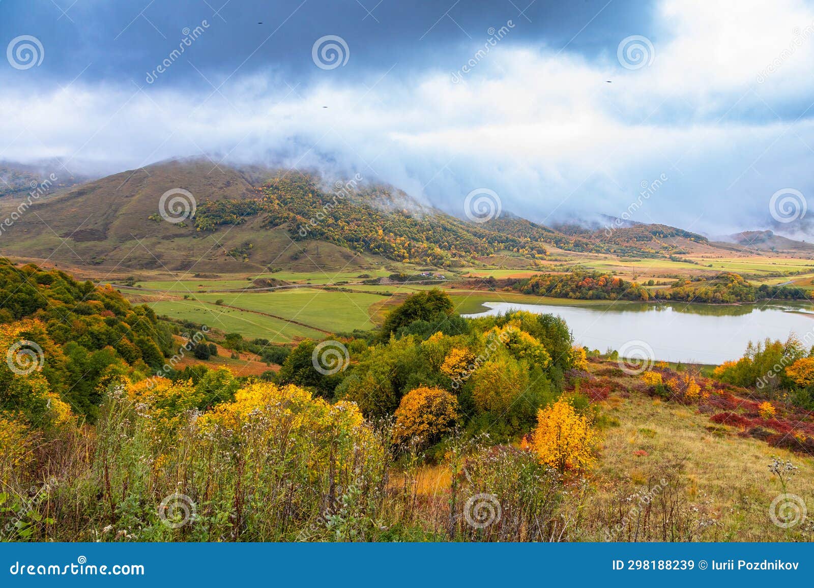 Clouds Slide Over From Glacier And Cliff To Sea Royalty-Free Stock ...