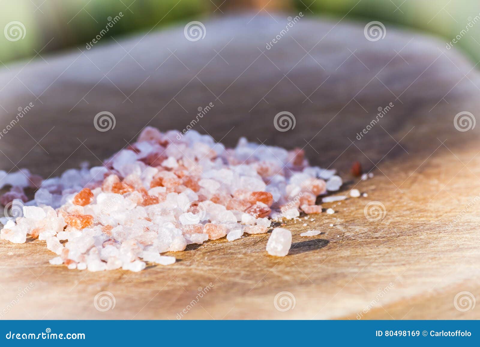 Thick Colored Grains of Himalayan Salt Stock Image - Image of cooking ...