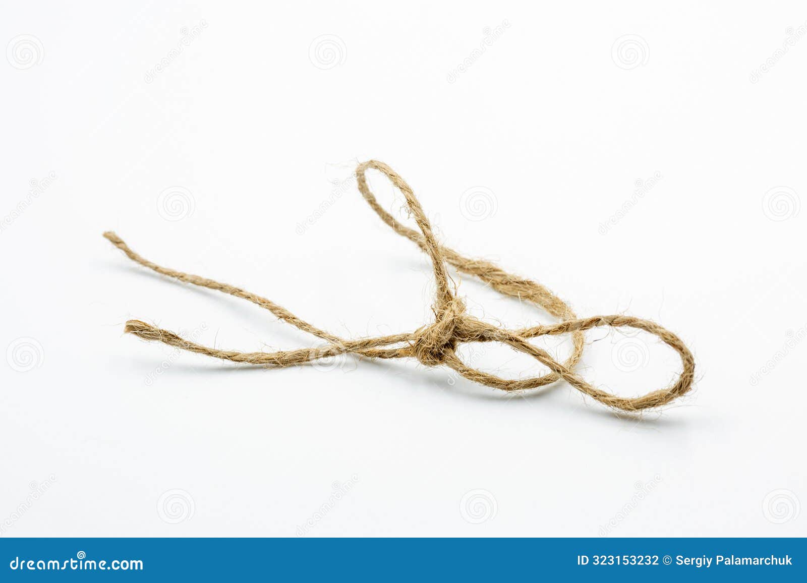 Thick Felt Rope Tied in a Noose Closeup Stock Photo - Image of lasso ...