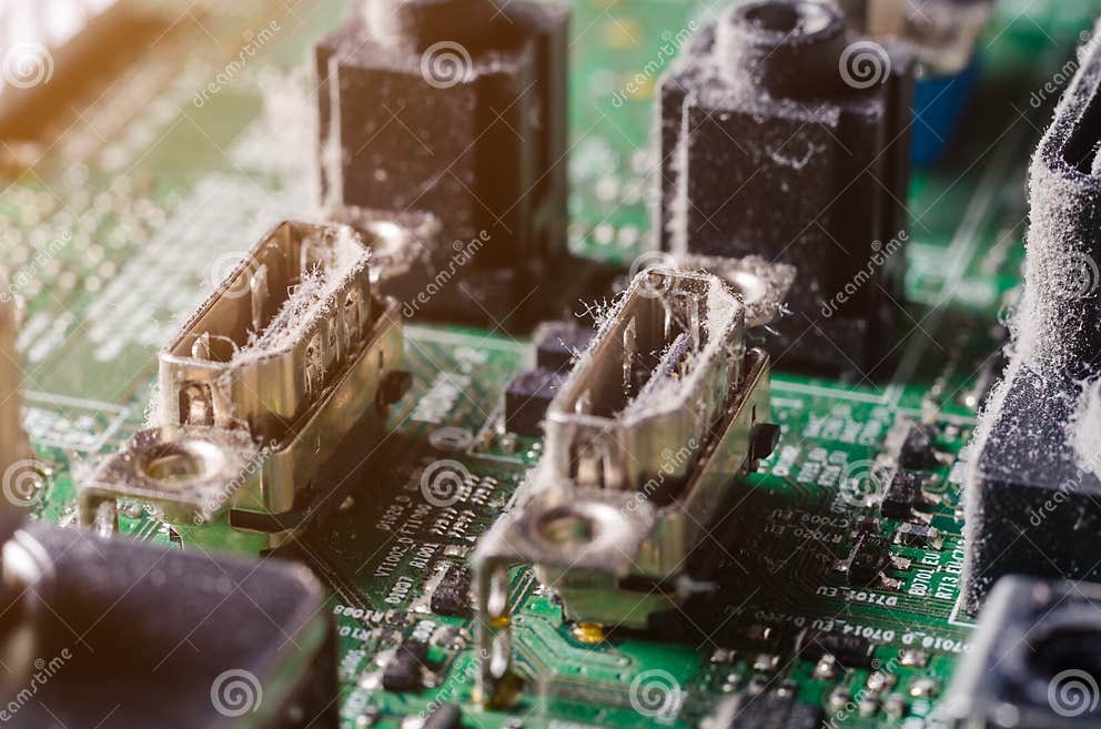 A Thick Layer of Dust Covers the Internal Electronic Components of the ...
