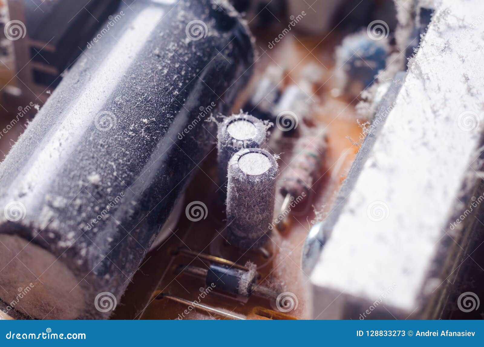 A Thick Layer of Dust Covers the Internal Electronic Components of the ...