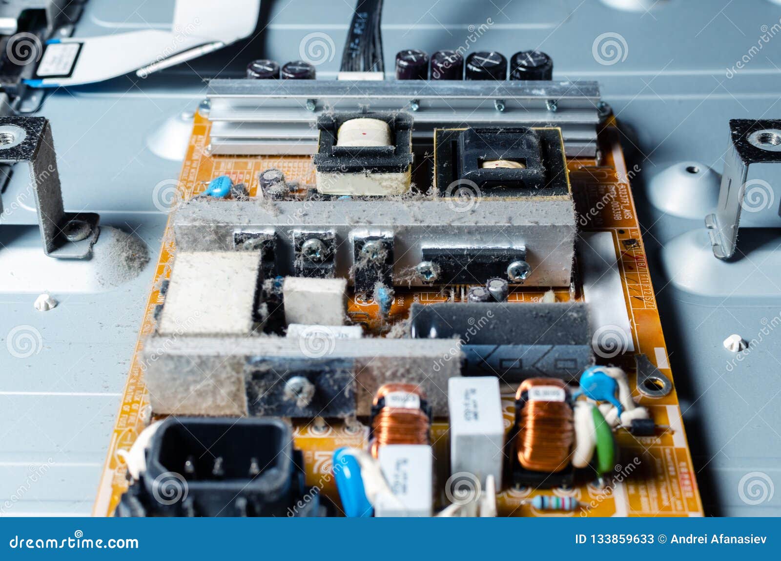 A Thick Layer of Dust Covers the Internal Electronic Components of the ...