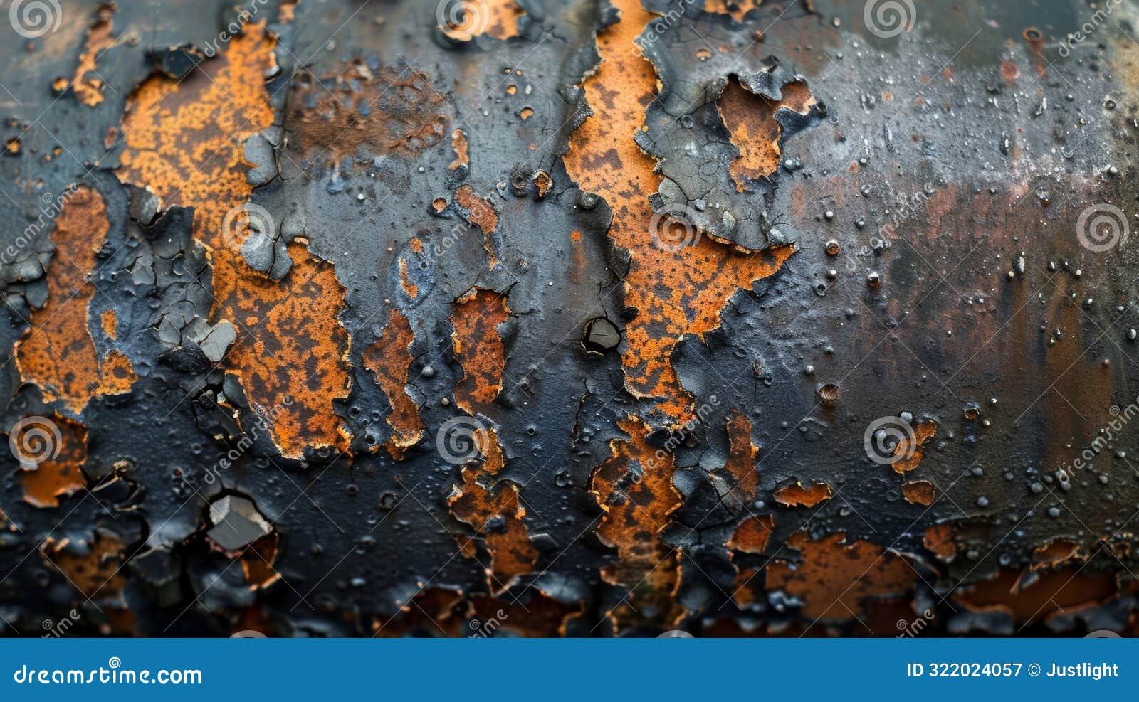 A Thick Layer of Oily Sludge Coating the Surface of a Steel Pipe Stock ...