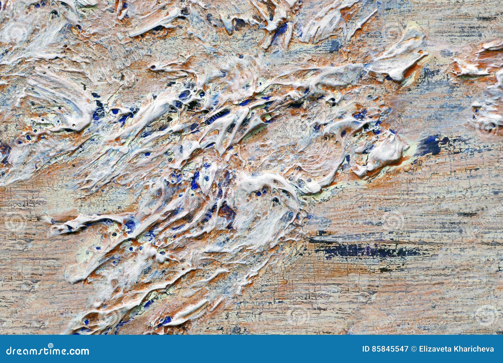 Thick Layers Of Paint That Are Cracked, Swollen And Covered With A ...