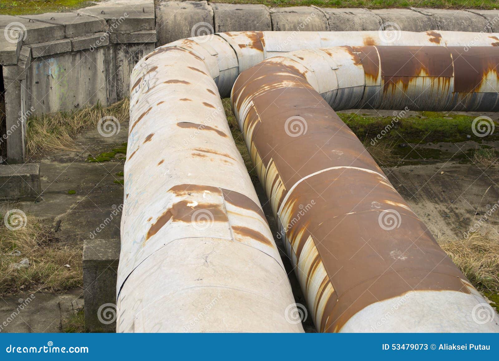Thick metal pipeline stock image. Image of pipeline, transport - 53479073
