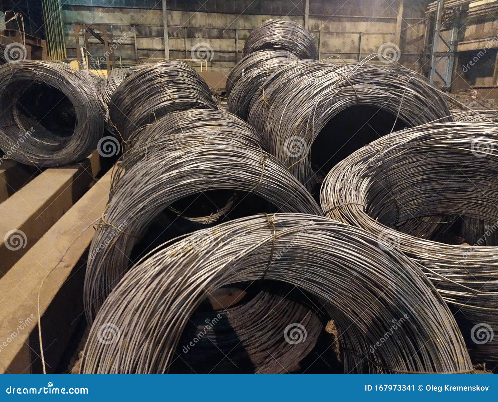 Thick Metal Wire for Industrial Applications Stock Image - Image of ...