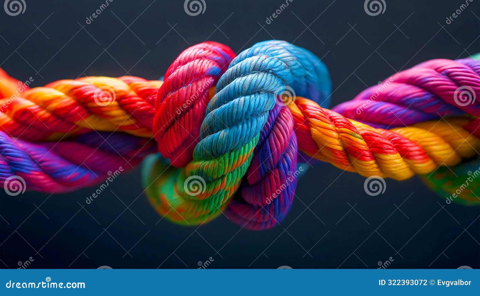 A Thick Multicolored Rope, the Strength of Which Differs in Different ...