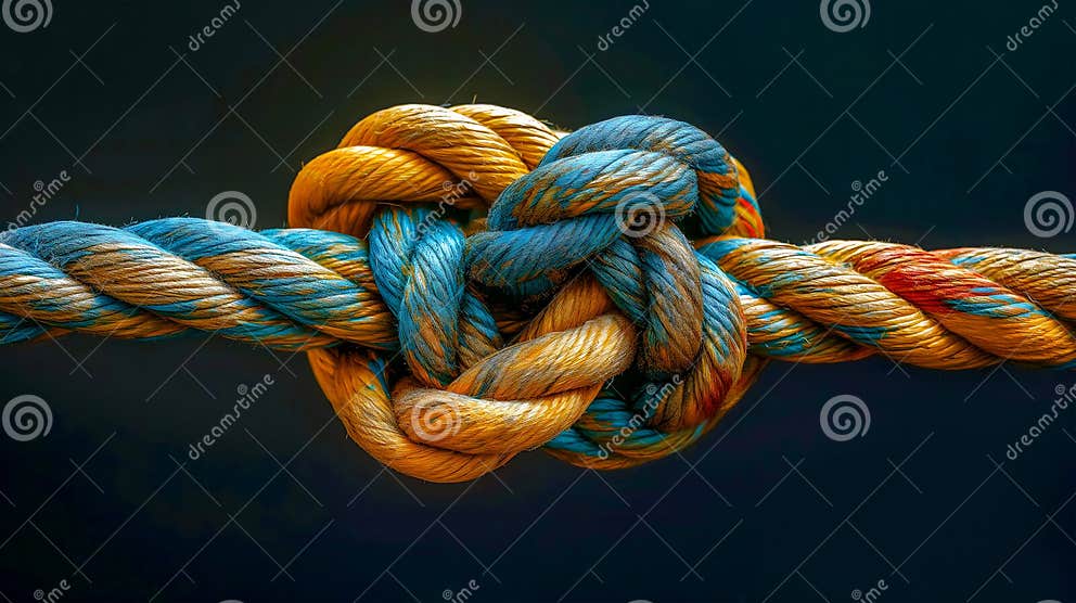 A Thick Multicolored Rope, the Strength of Which Differs in Different ...