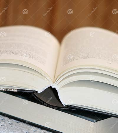 Thick open book stock photo. Image of blank, education - 19820426
