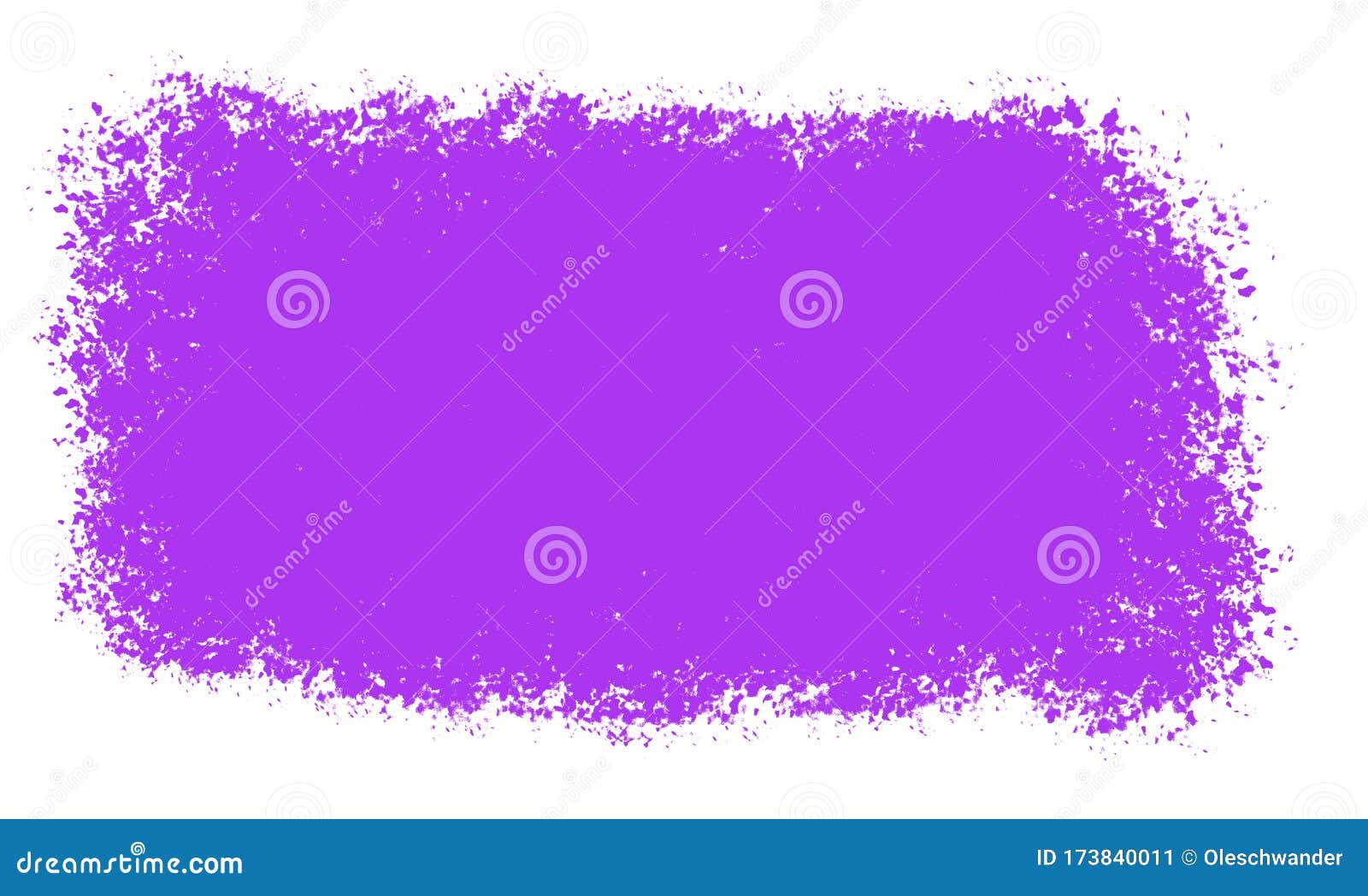 Thick Purple Paint Textured Brush Stroke Isolated On White Background ...