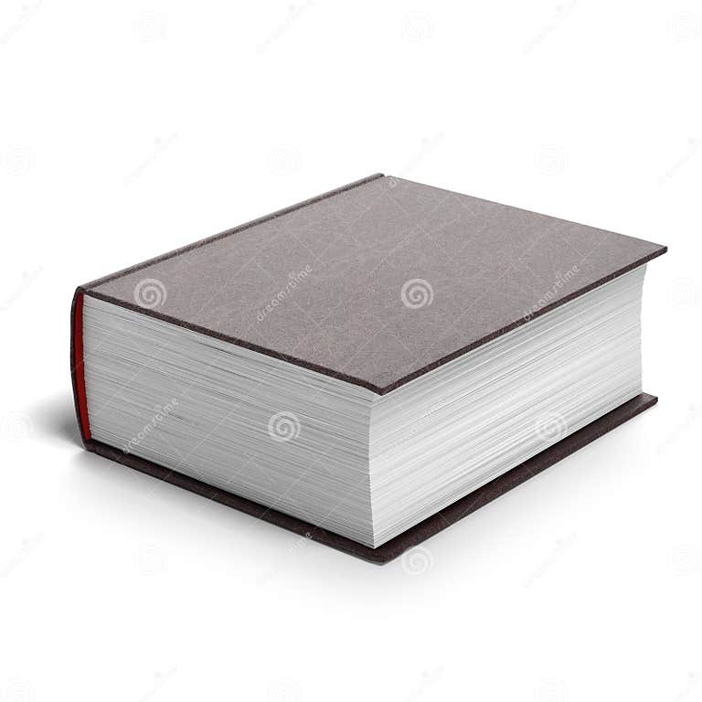 Thick red book stock illustration. Illustration of board - 28418317