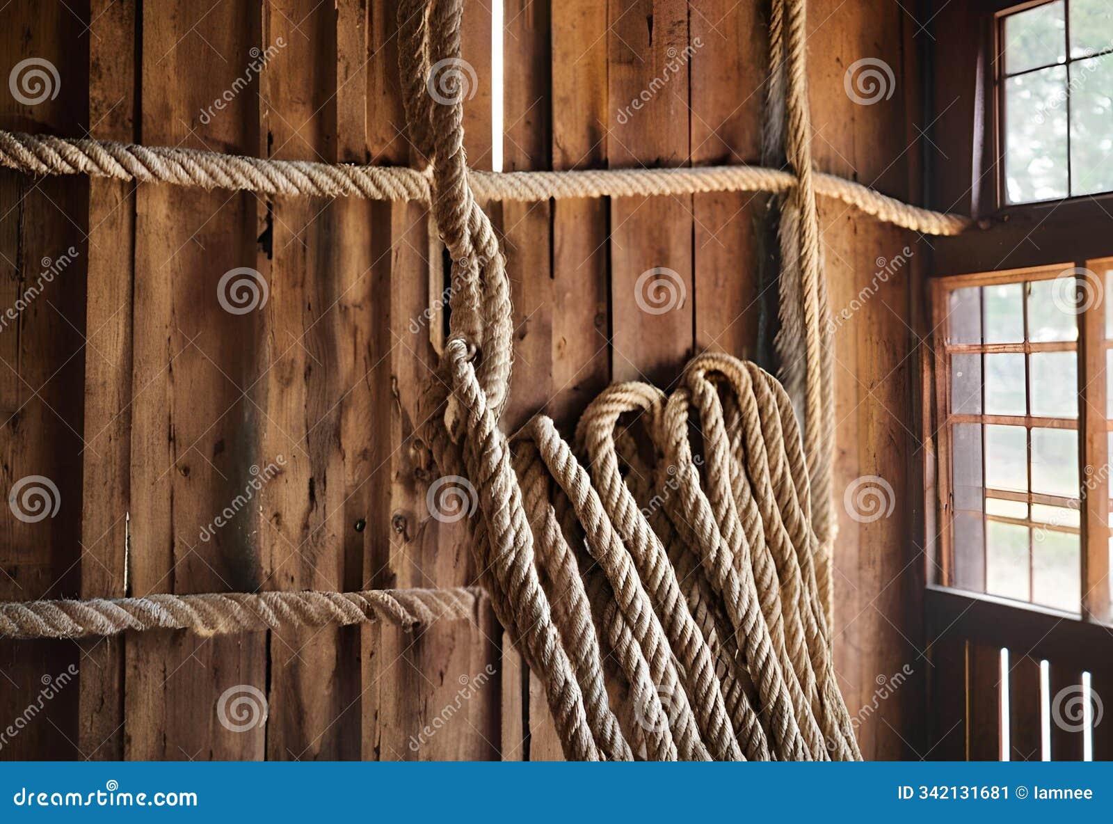 Thick Rope Strands Seamless Tile - Generative AI. Seamlessly Expandable ...