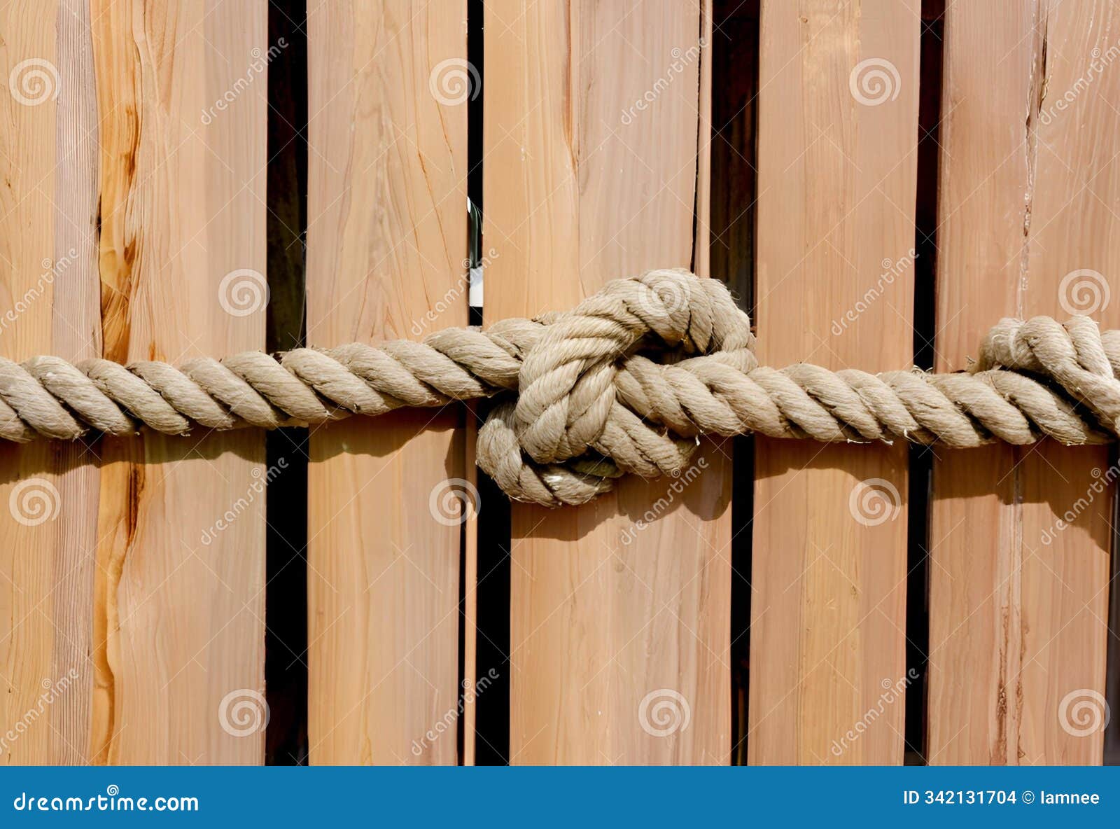 Thick Rope Stored And Hung In Various Spots.AI Generated Royalty-Free ...