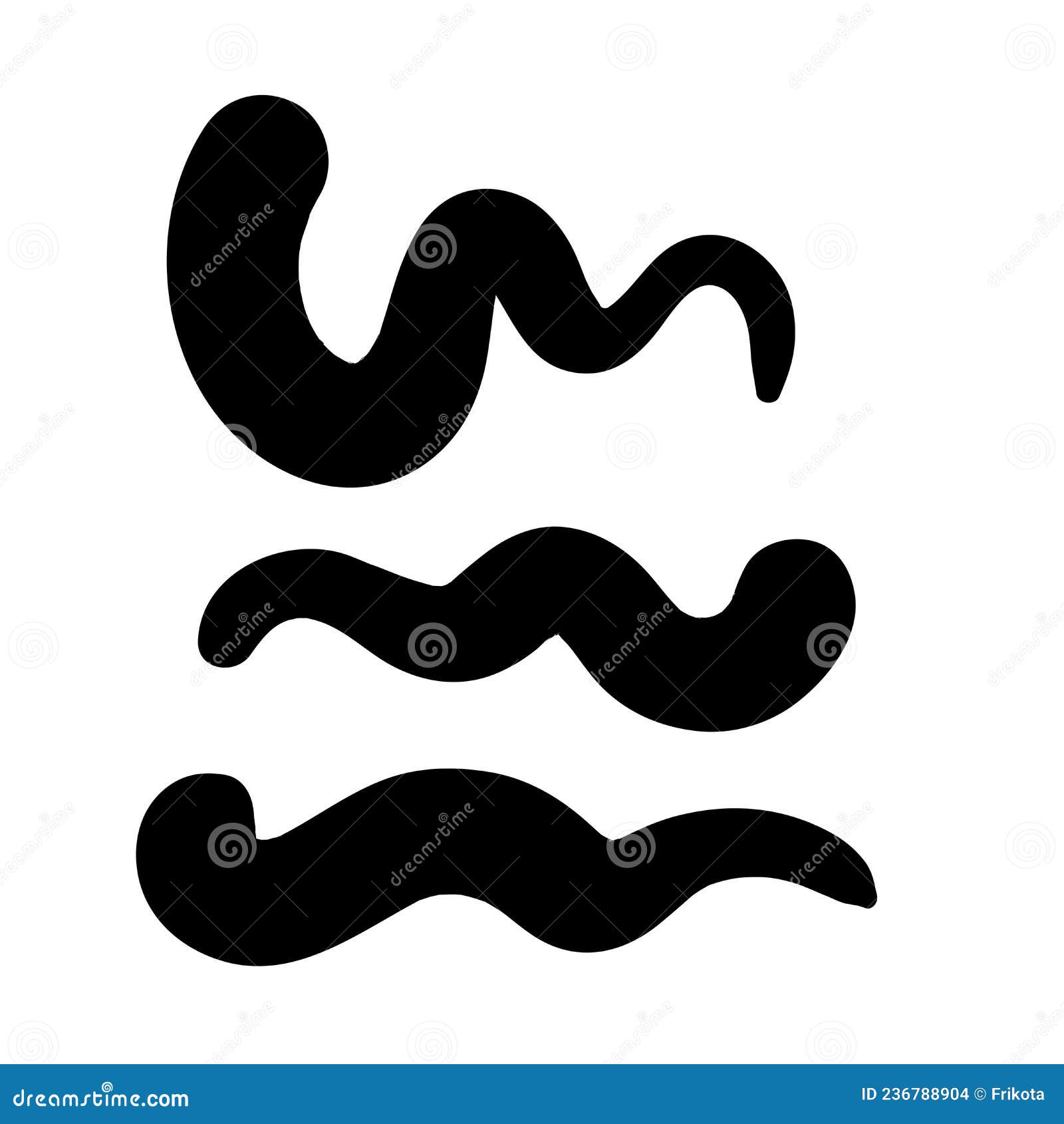 Tri-color Uneven Line Overlapped Repeat Pattern. Vector Illustration ...