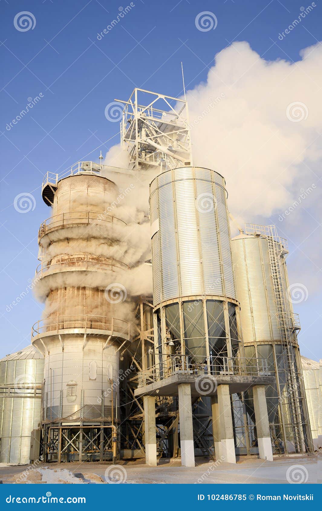 Grain Drying Systems Royalty-Free Stock Image | CartoonDealer.com #20806324