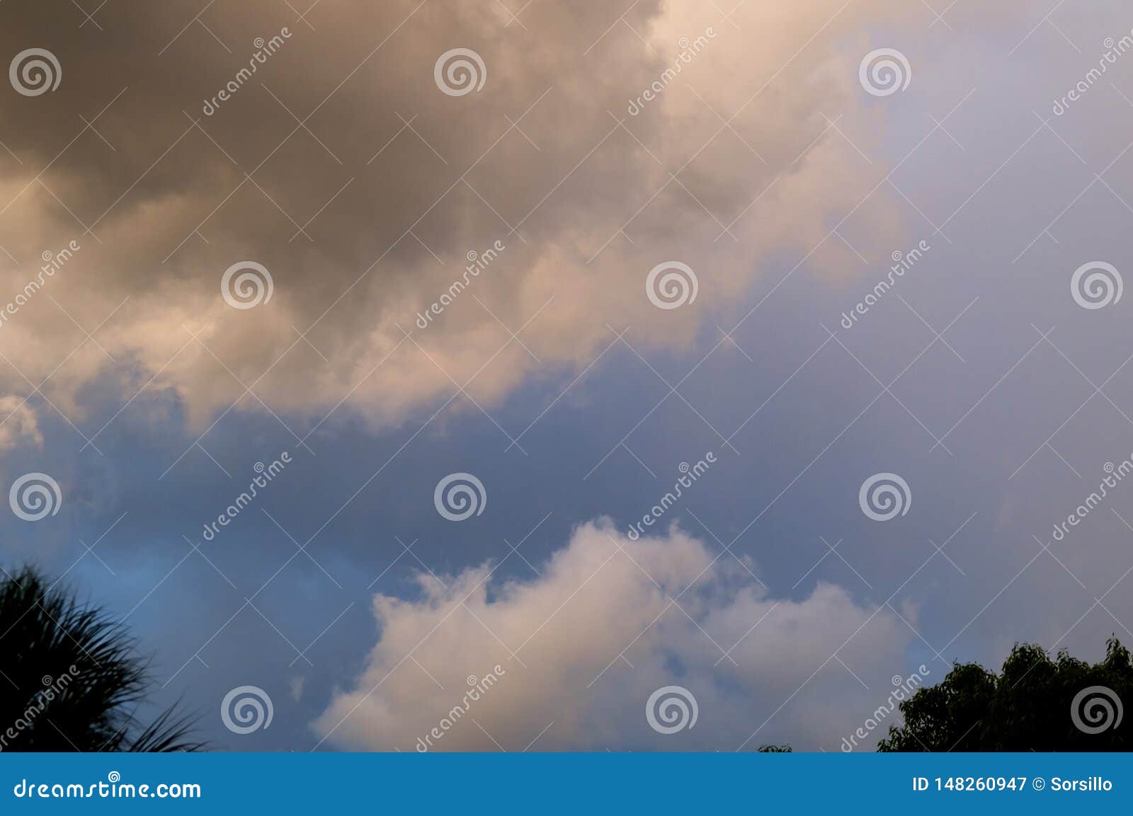Thick Storm Clouds in Sky Over Bonita Springs Florida Stock Image - Image of clouds, colorful ...
