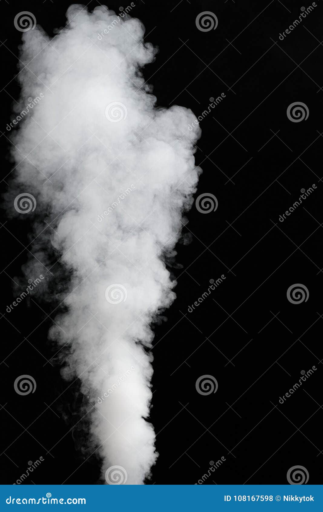 Thick stream of fog stock photo. Image of flow, background - 108167598