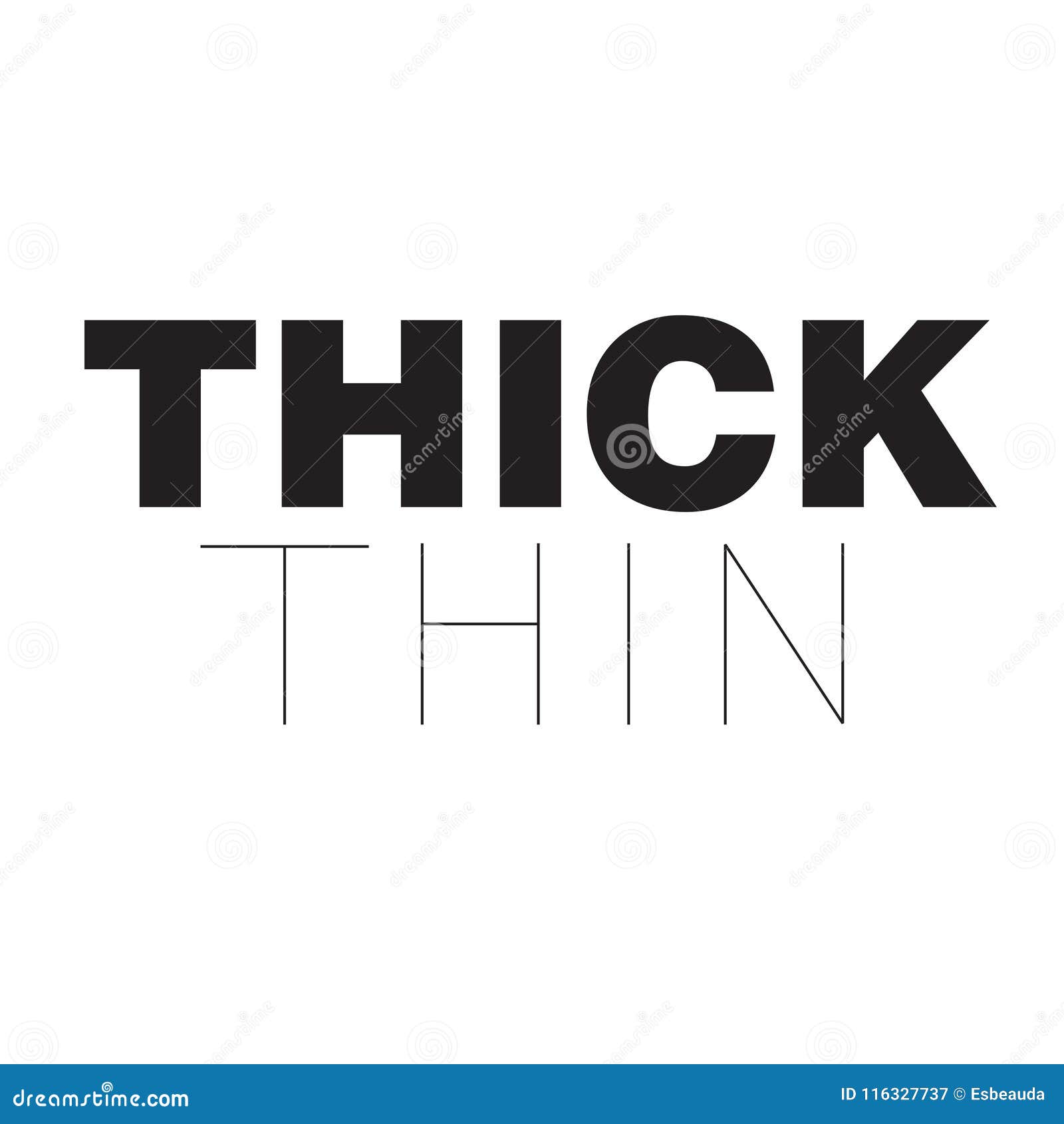 Comparison Of The Thick And Thin Men In Their Underwear. Flat Character ...