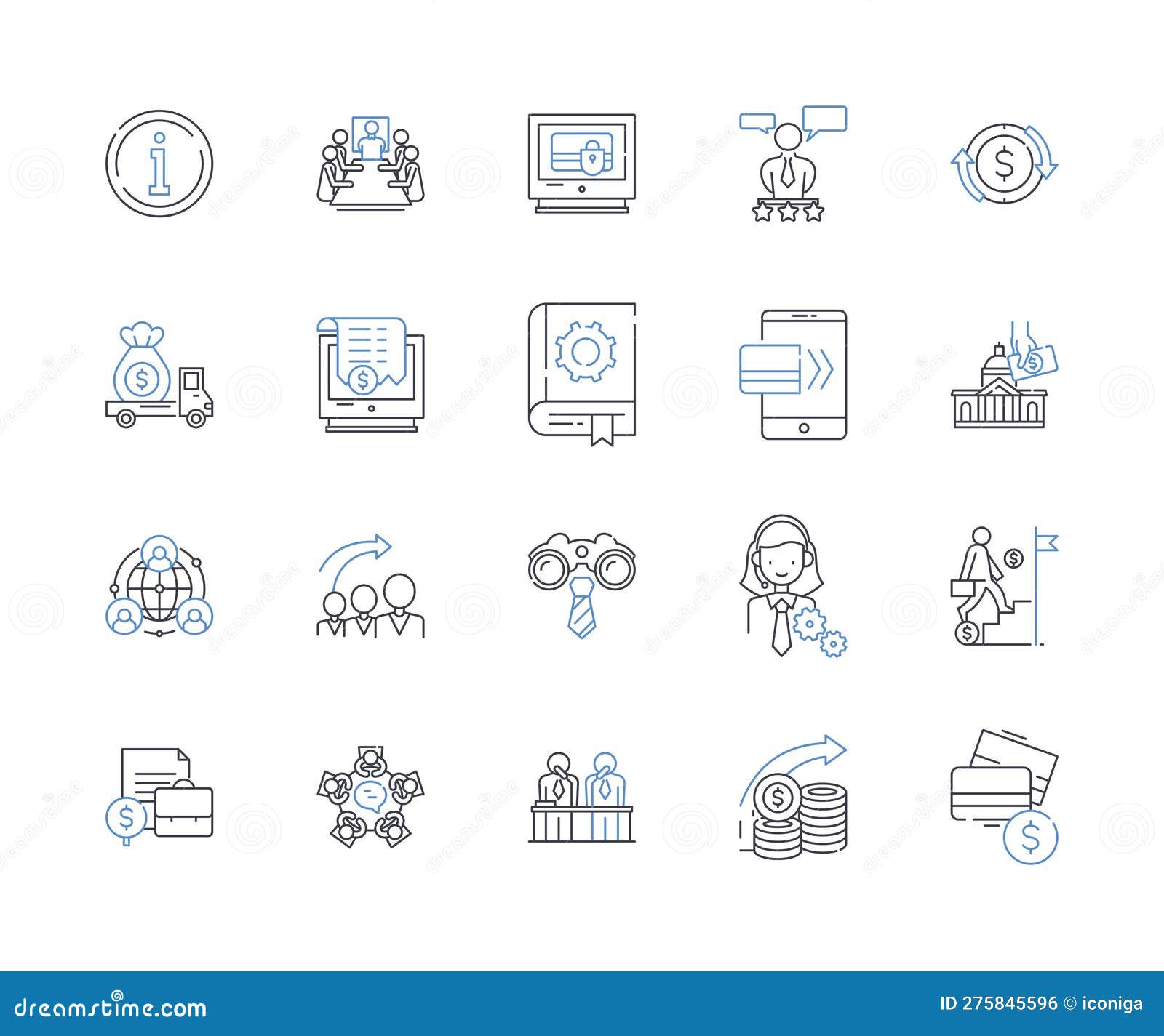 Thick and Thin Line Icons Collection. Density, Width, Proportions ...