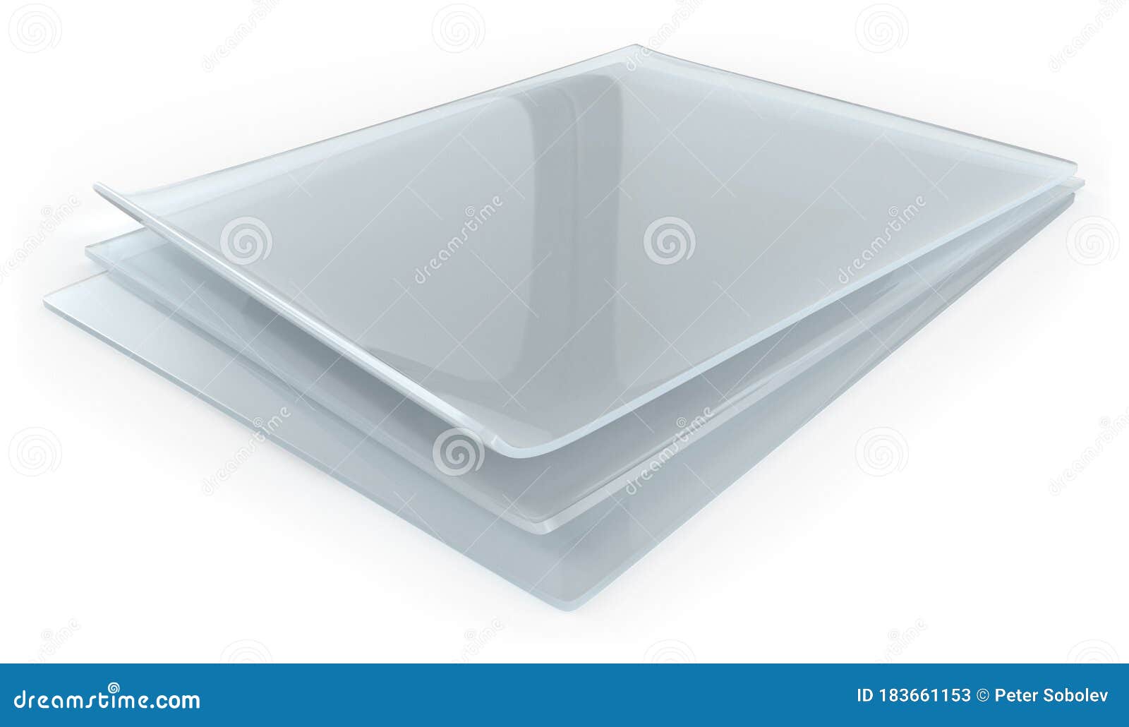 Thick Transparent Silicon Rubber Sheets Stock Illustration ...