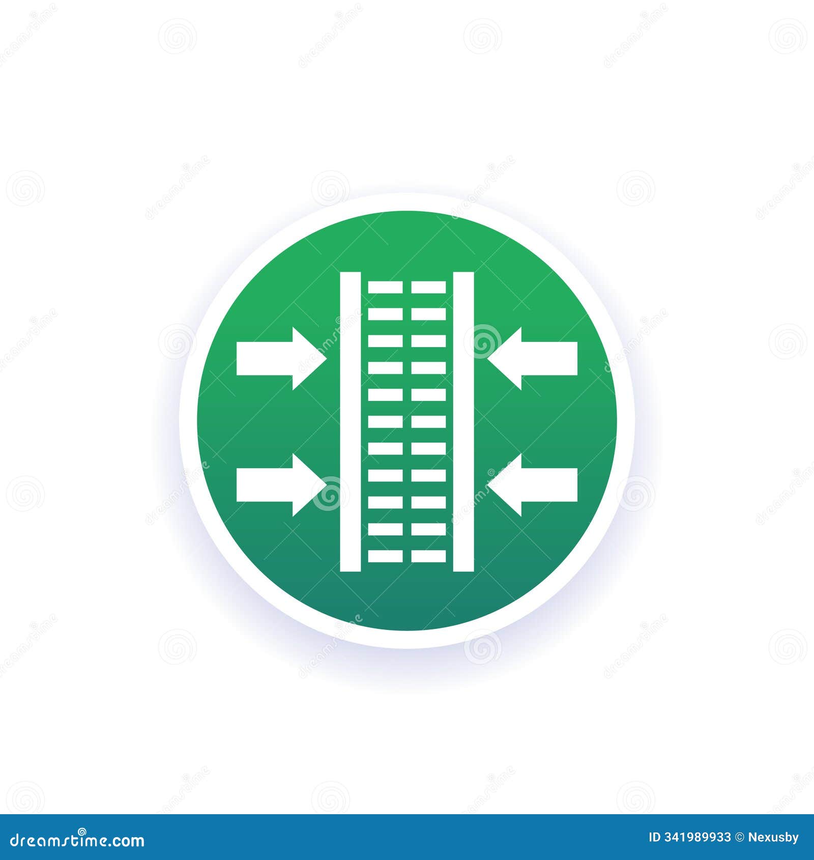 Thick Wall, Thickness Vector Round Icon | CartoonDealer.com #341989933