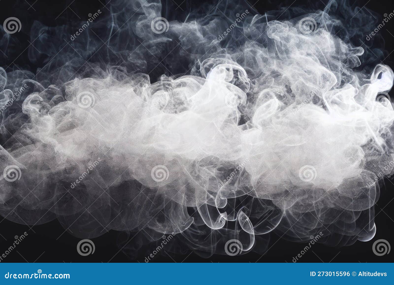 Thick White Smoke or Vapour Cloud Effect Stock Illustration ...