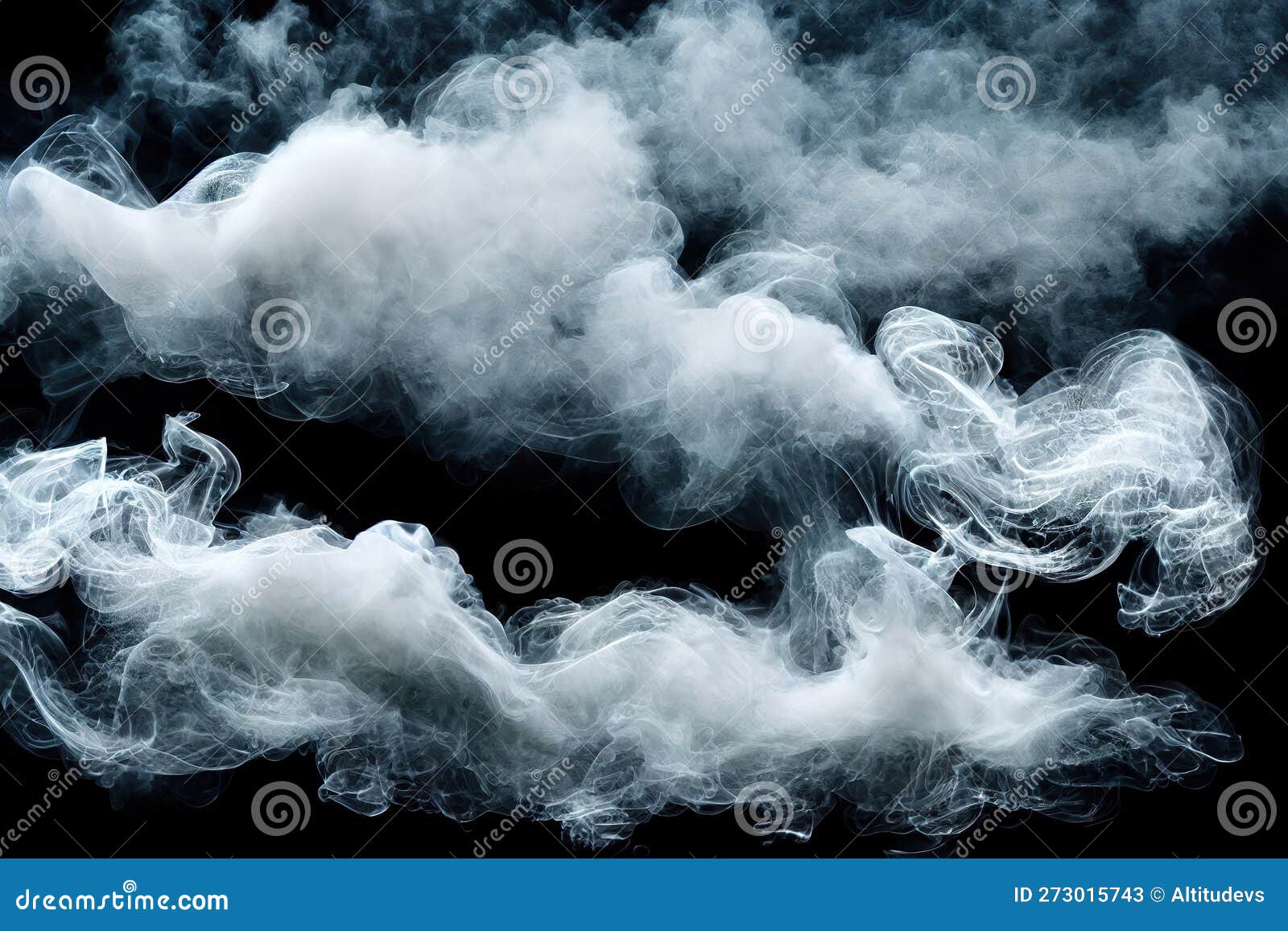 Thick White Smoke or Vapour Cloud Effect Stock Illustration ...