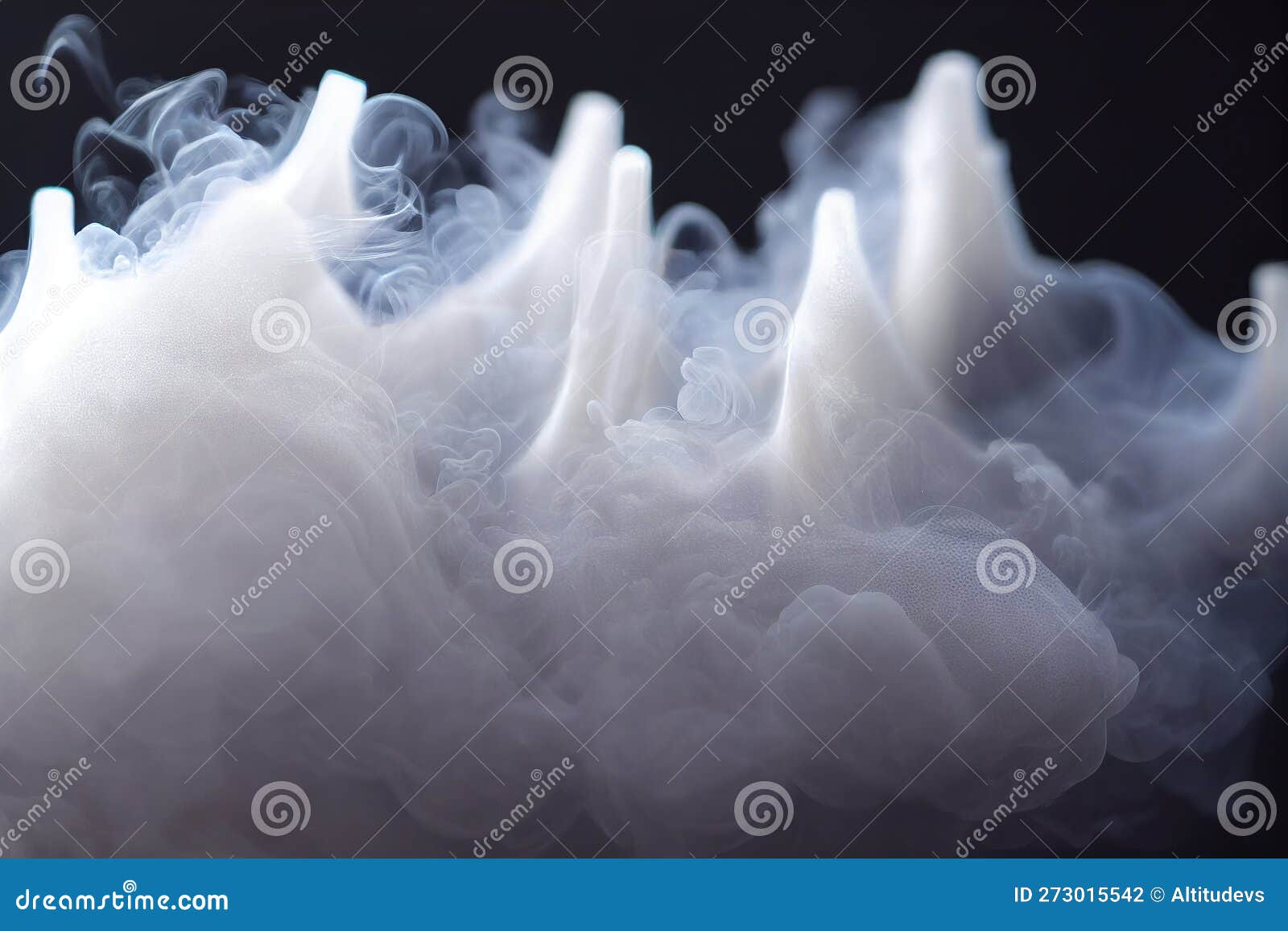 Thick White Smoke or Vapour Cloud Effect Stock Illustration ...