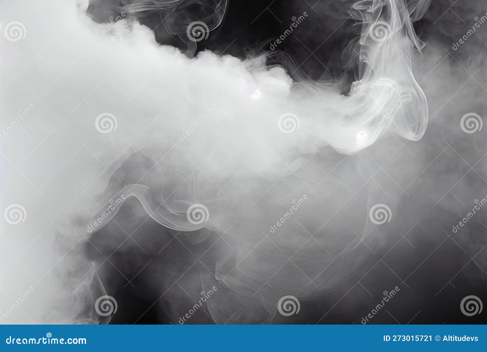 Thick White Smoke or Vapour Cloud Effect Stock Illustration ...