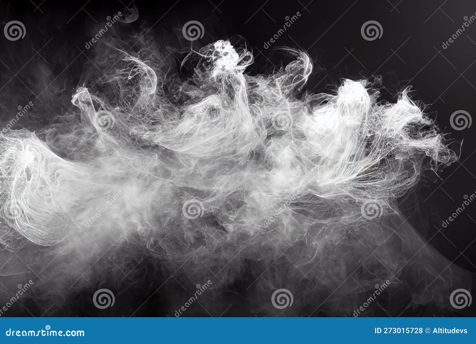 Thick White Smoke or Vapour Cloud Effect Stock Illustration ...