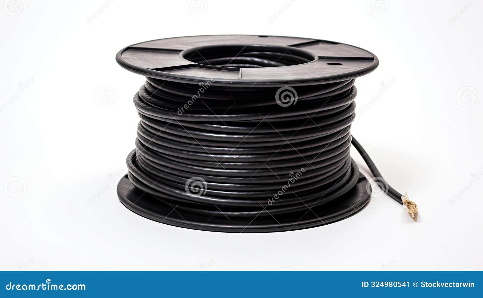 Thick wiring cable stock illustration. Illustration of applications ...