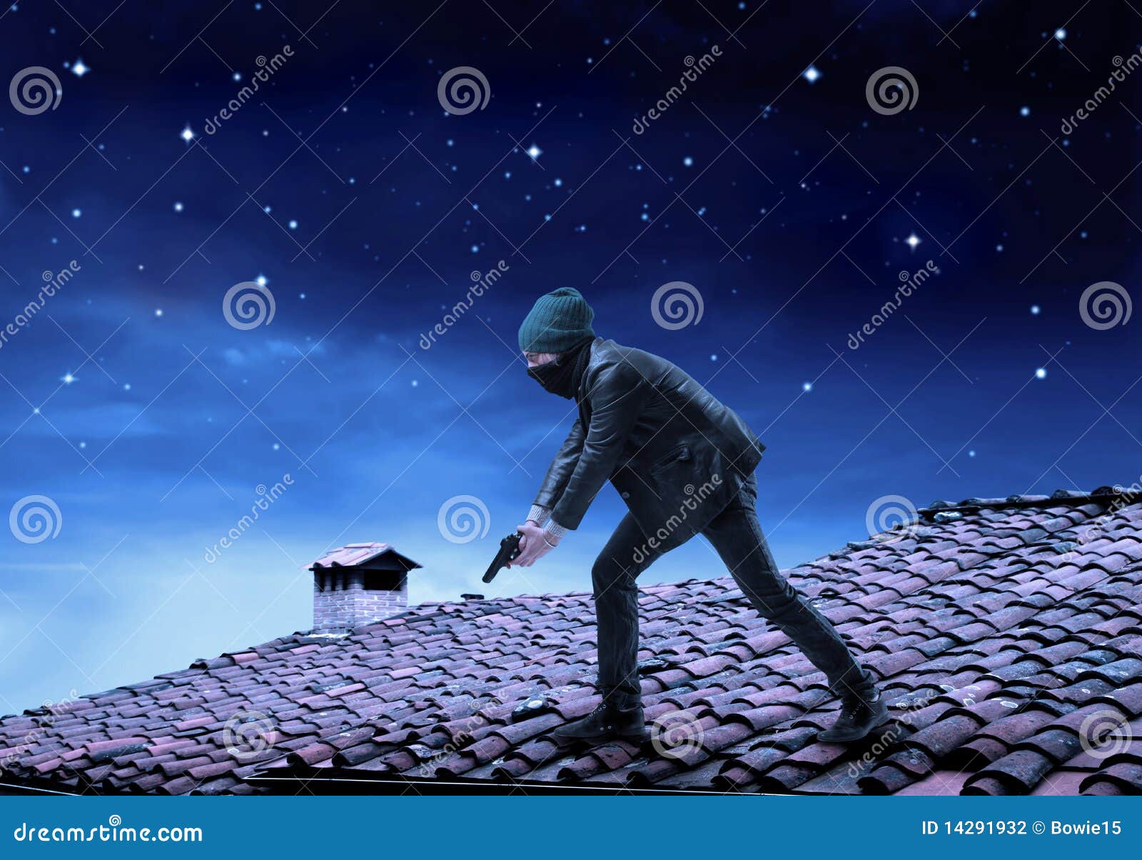 Thief stock photo. Image of home, danger, thief, alarm - 14291932