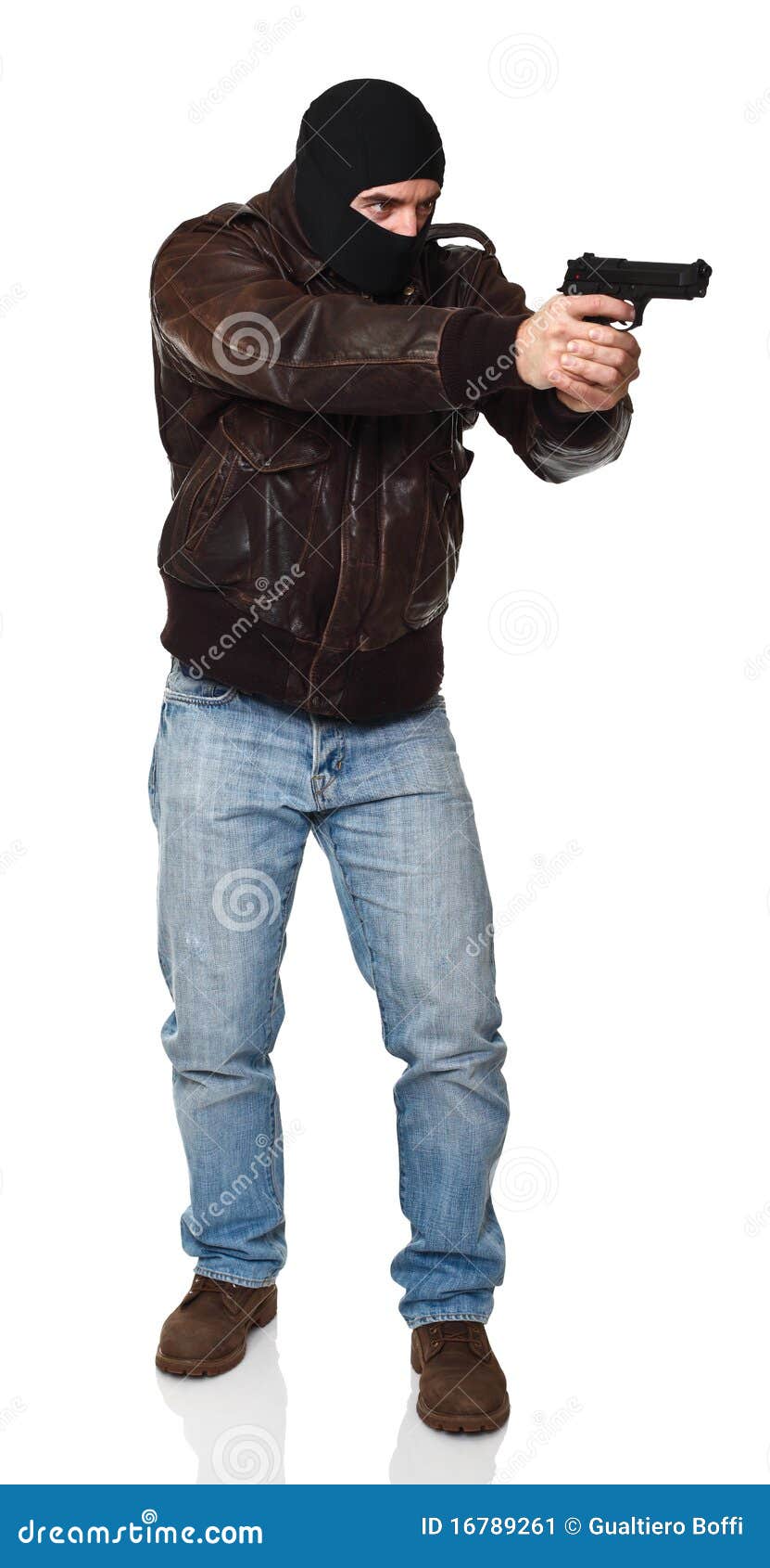 Thief in action stock image. Image of isolated, criminal - 16789261