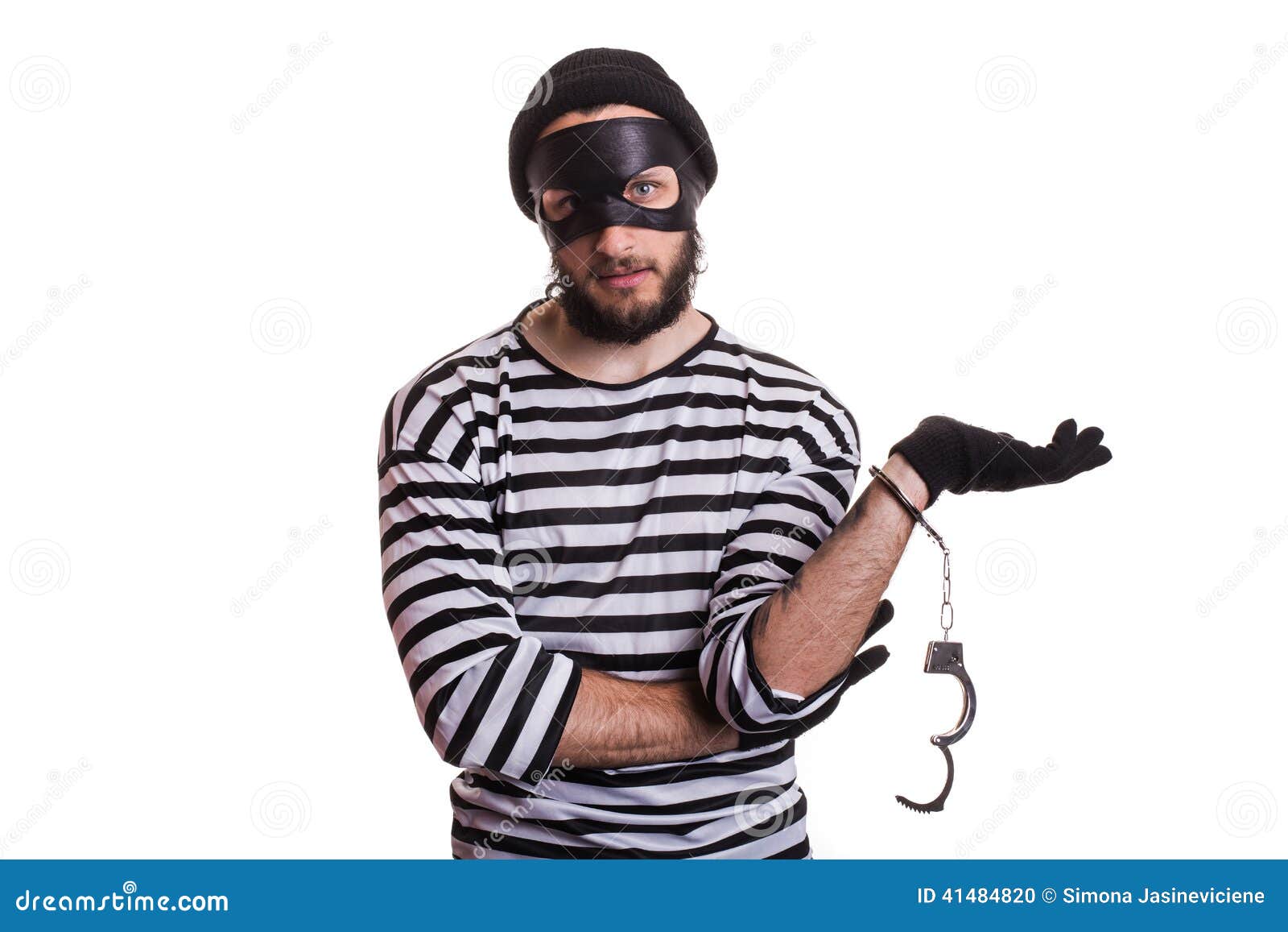 Arrested Anonymous Computer Hacker And Cyber Criminal With Handcuffs ...