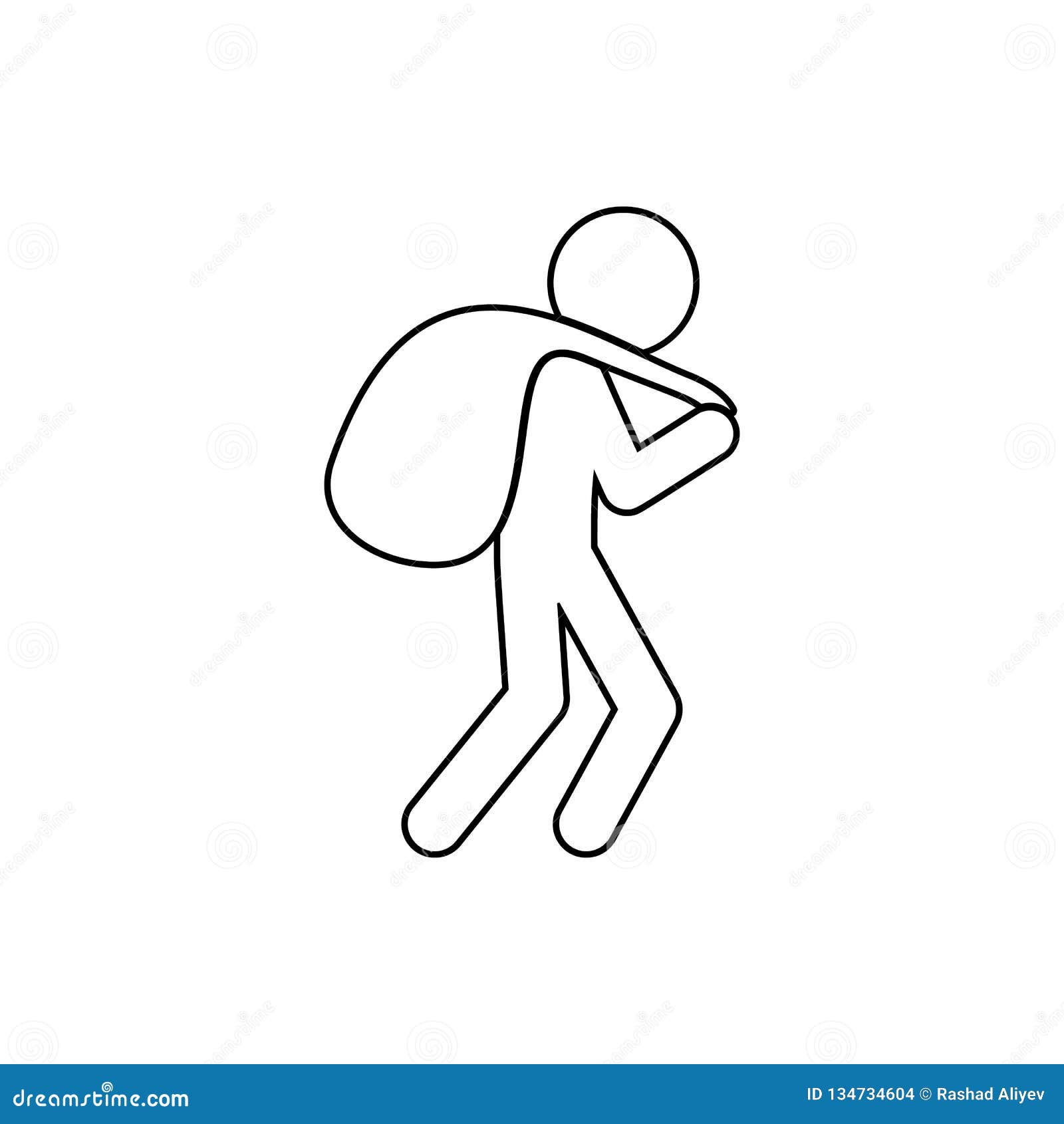 Loot Box Icon. Square Cube Outline Box With Question Marks. Surprise ...