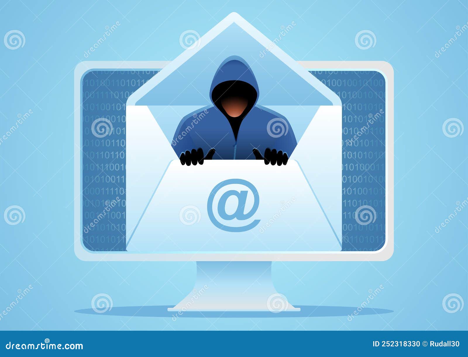 Hacker Scam, Phishing Senior Man Puppeted As Police. Digital Cyber ...