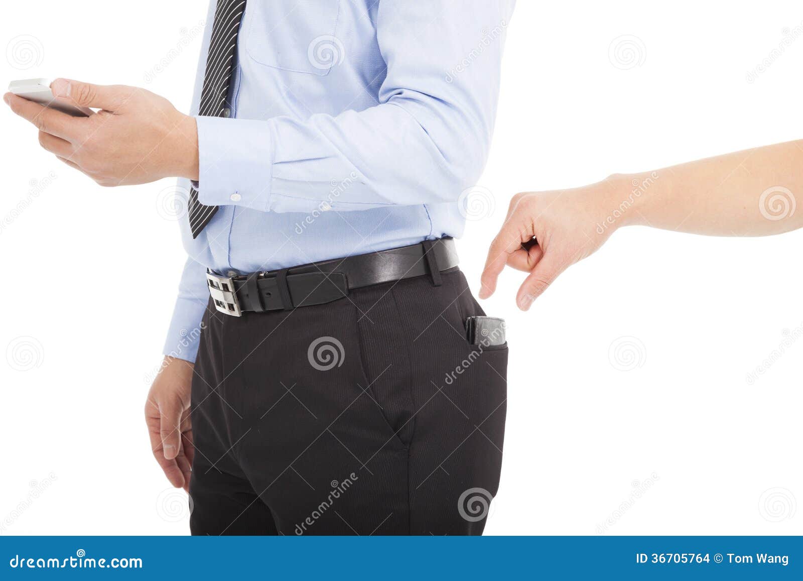 Thief Hands are Stealing Wallet of Business People Stock Photo - Image ...