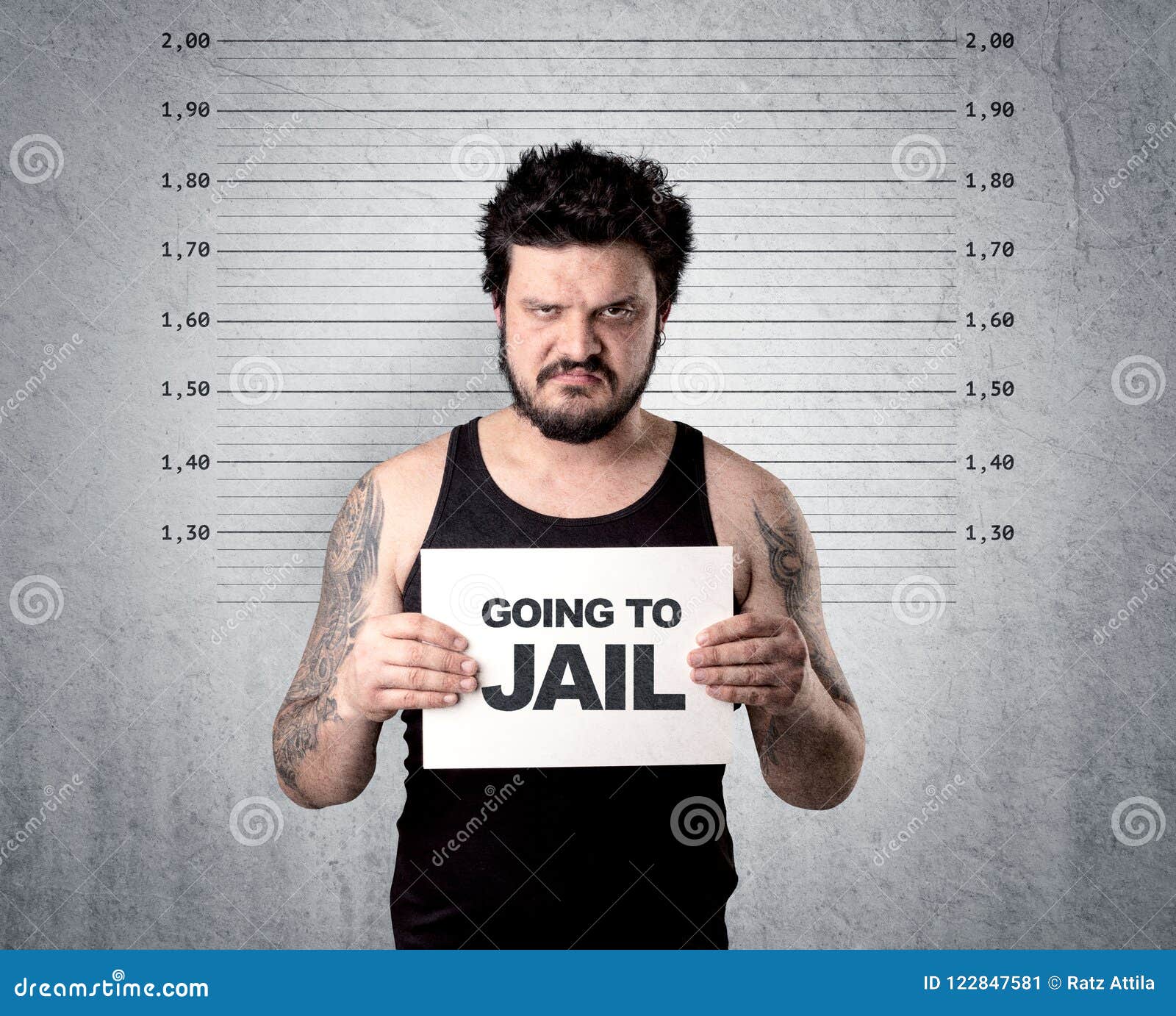 Thief in jail. stock image. Image of caught, adult, goon - 122847581