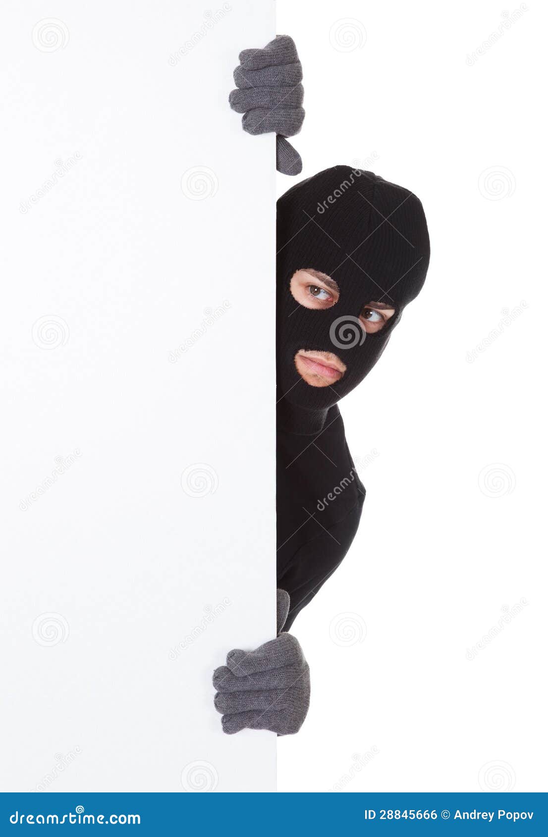 Thief Looking Around Blank Sign Stock Photos - Free & Royalty-Free ...