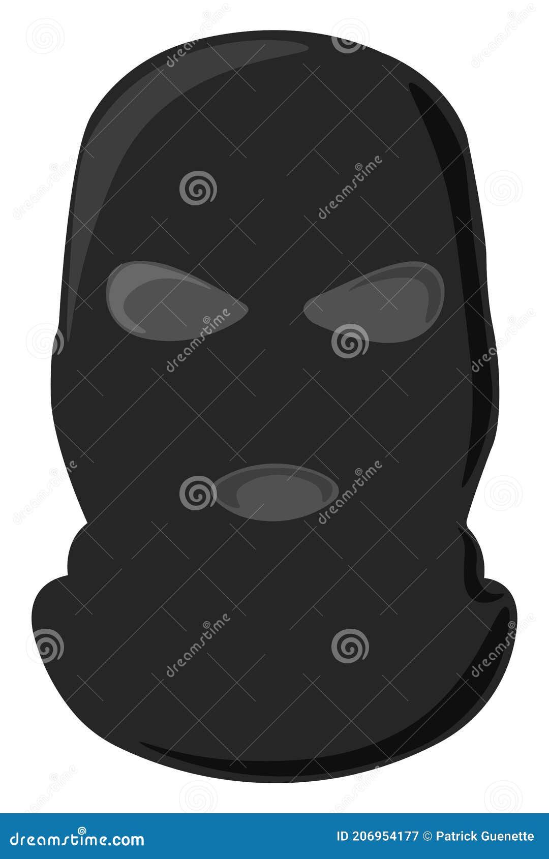 Thief Mask, Illustration, Vector Royalty-Free Cartoon | CartoonDealer ...