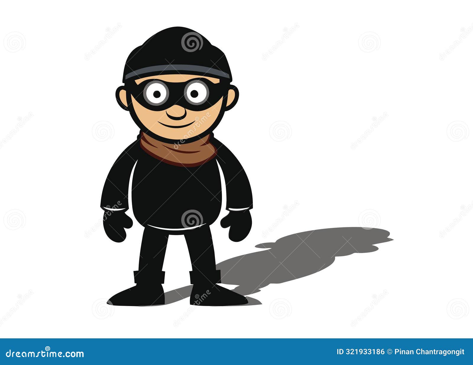 Thief Silhouette and Shadow-015 Stock Vector - Illustration of dark ...