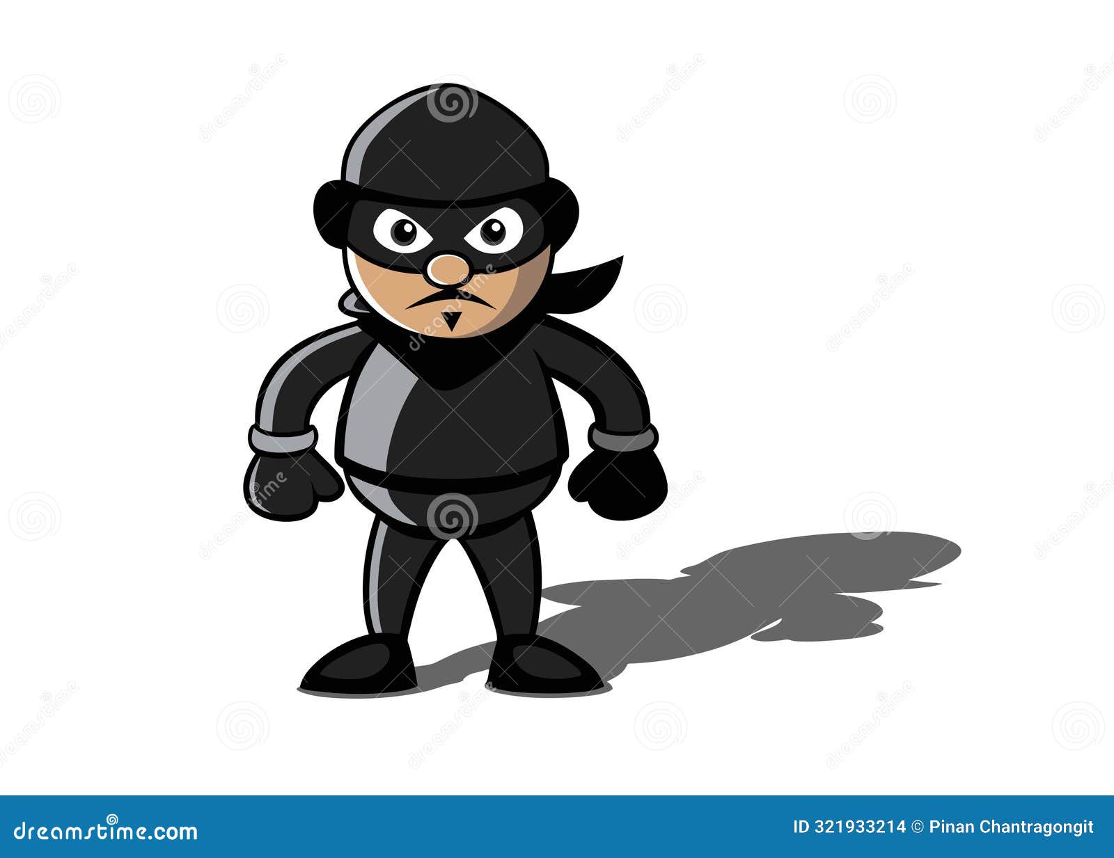 Thief Silhouette and Shadow-011 Stock Vector - Illustration of design ...