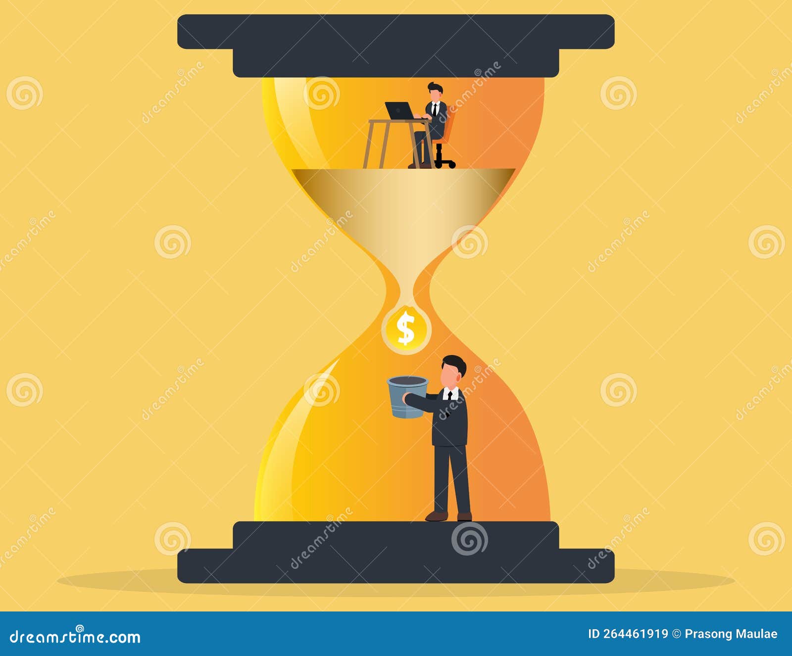 Thief. Stealing Money from Work, Office Worker Get Robbery, Financial ...