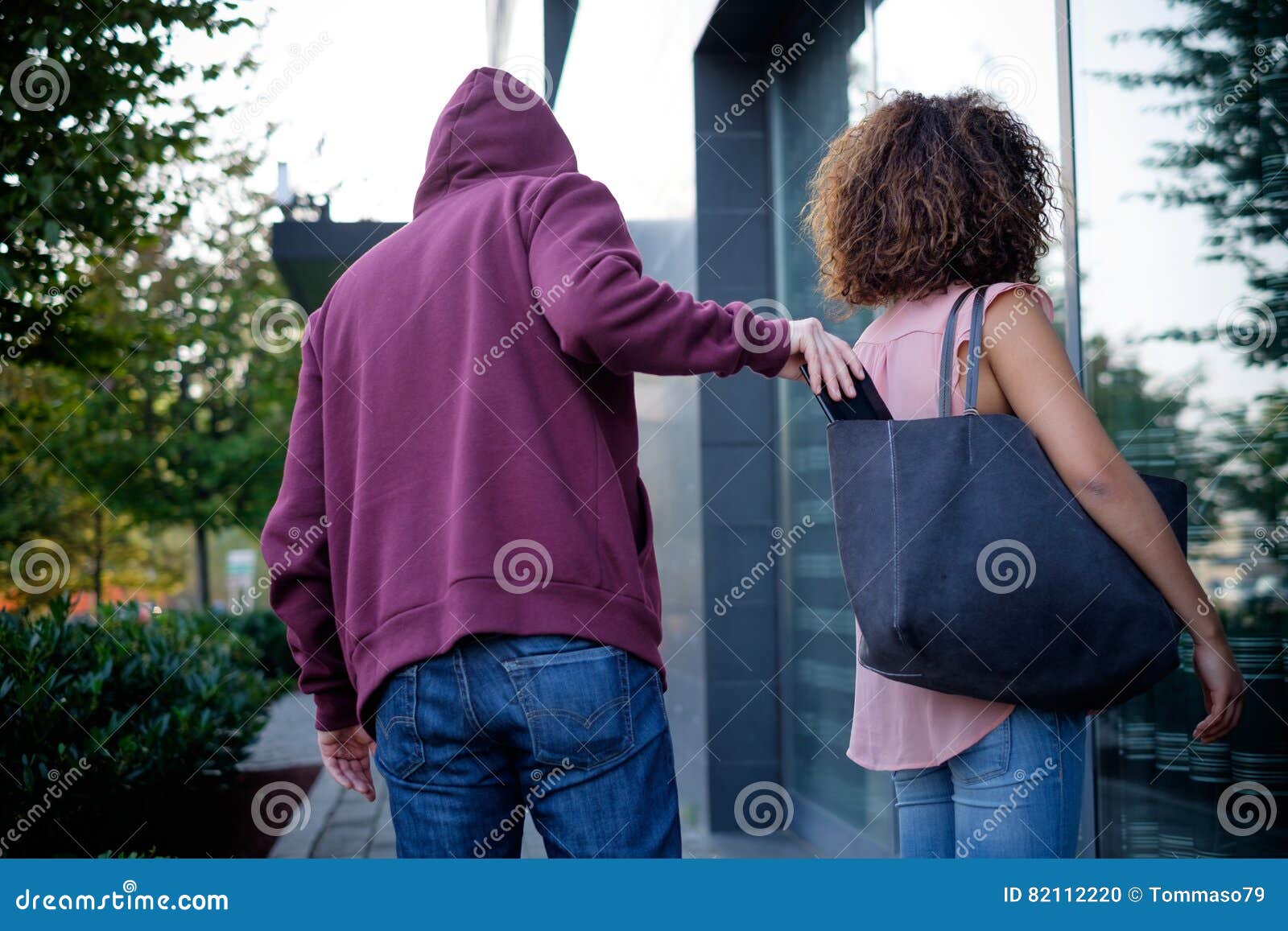Thief Stealing the Wallet from the Bag Stock Photo - Image of looting ...